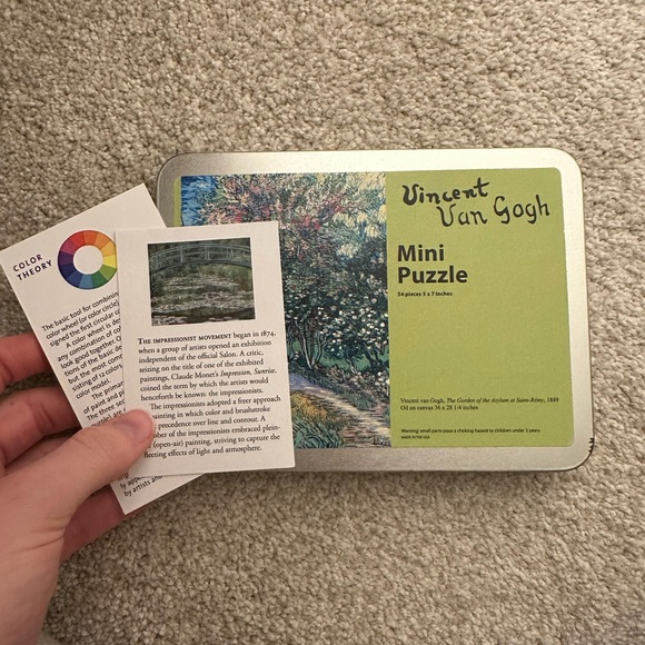 Games | Mini Puzzle Green Vincent Van Gogh | Poshmark